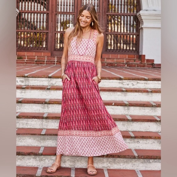 Faherty | Dresses | Nwt Faherty Gracie Linen Maxi Dress S | Poshmark